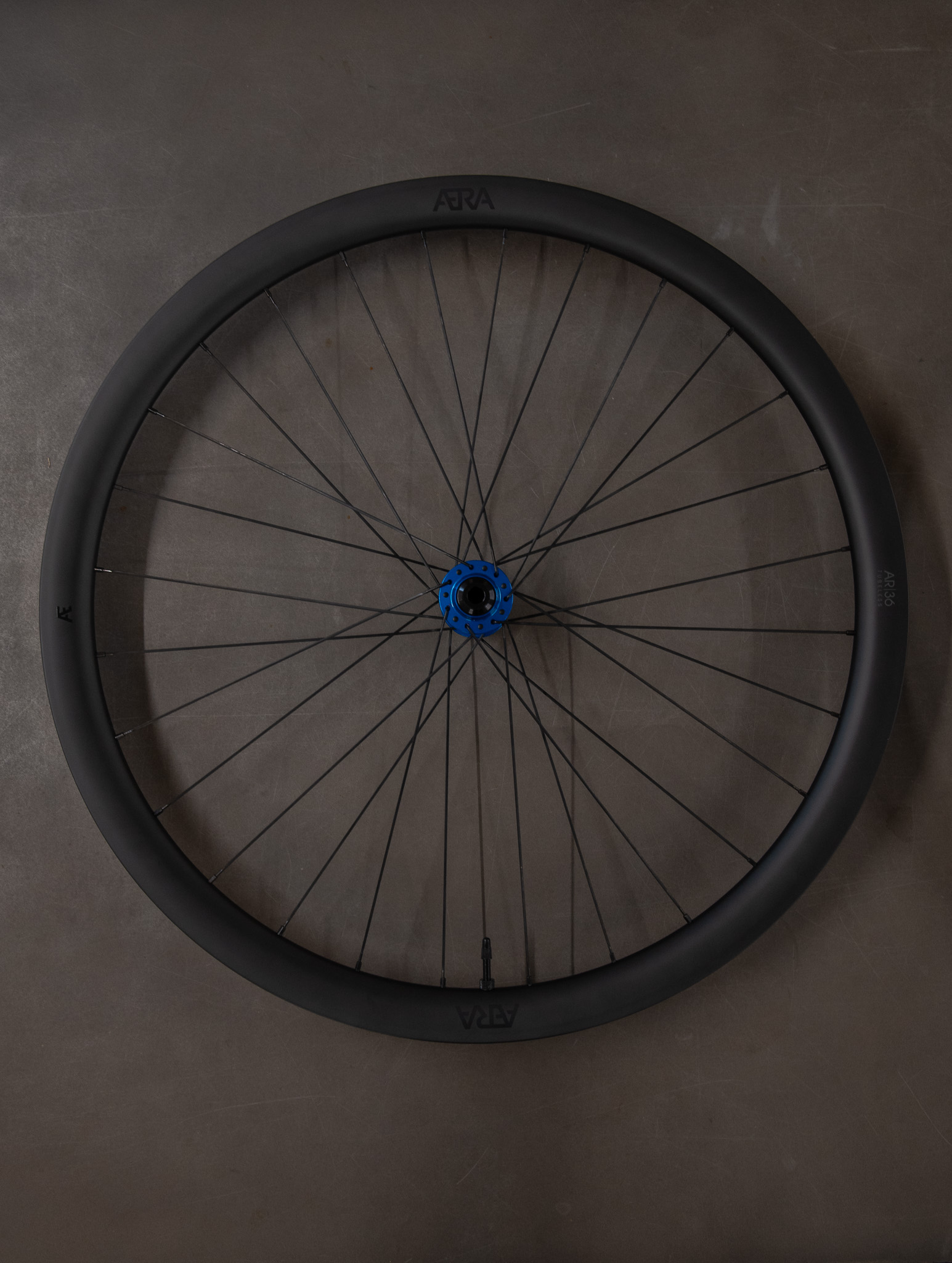 ÆRA AR|36 Carbon Wheelset with 28 hole Blue Hope RS4 Centrelock hubs - J.Laverack Bicycles