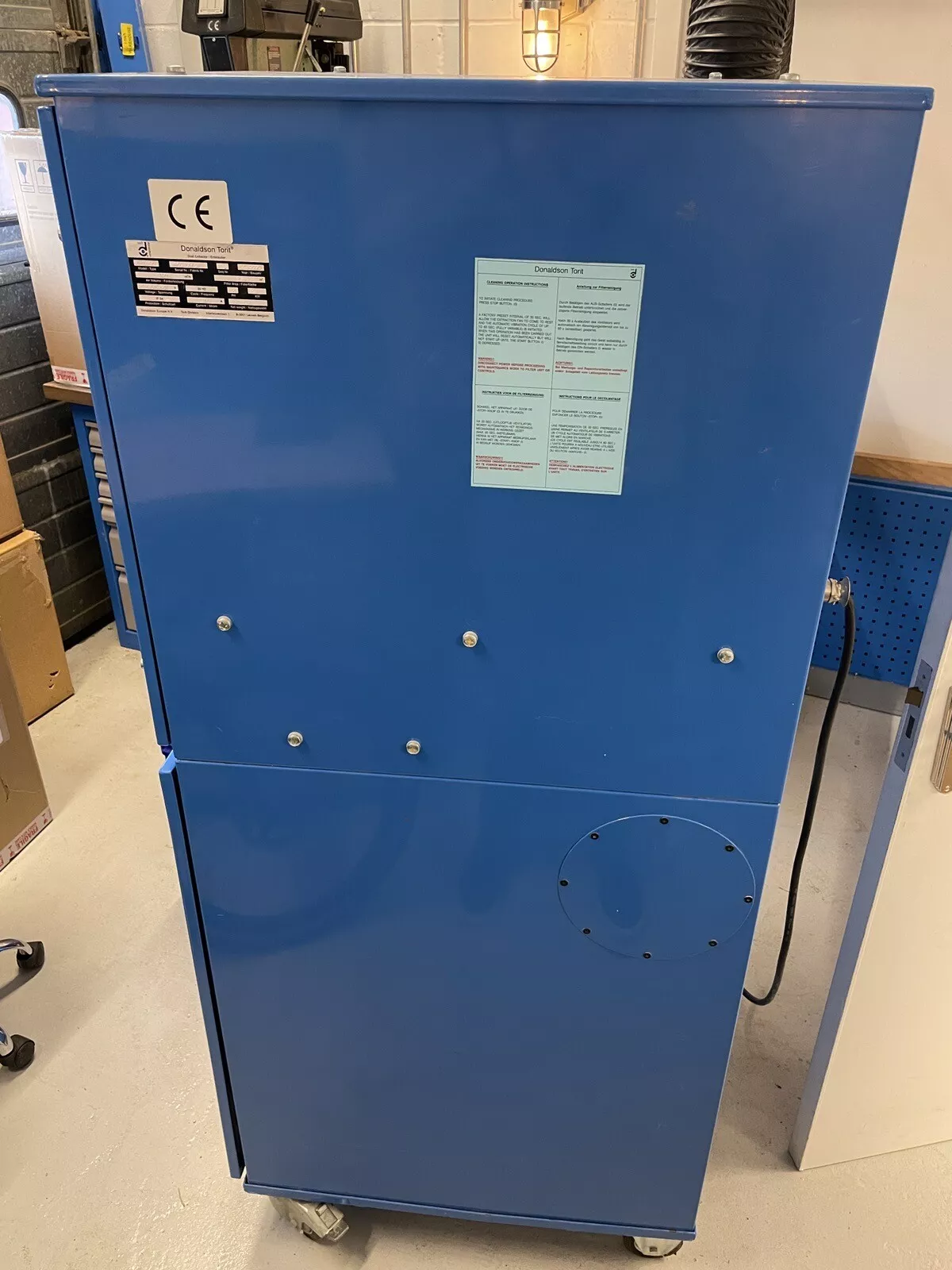 Donaldson Torit Dust Collector / Extractor VS 1200 - J.Laverack Bicycles