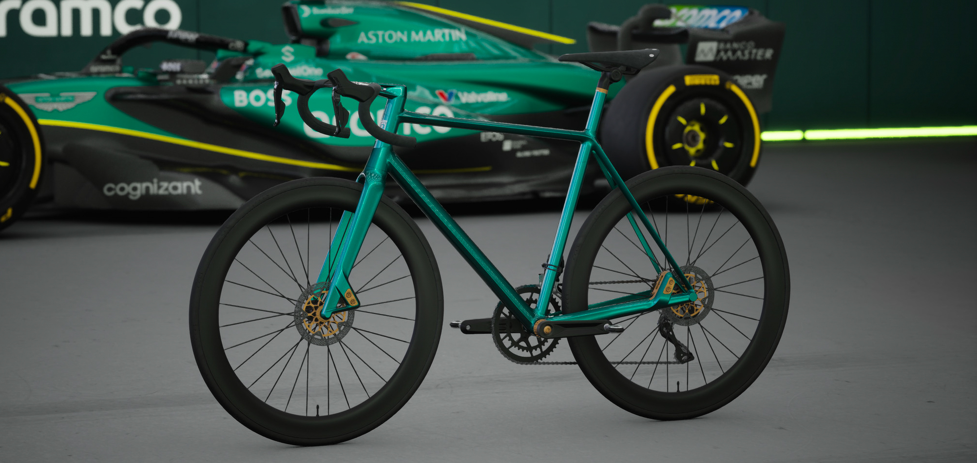 J.Laverack Aston Martin .1R Aston Martin Racing Green - J.Laverack Bicycles