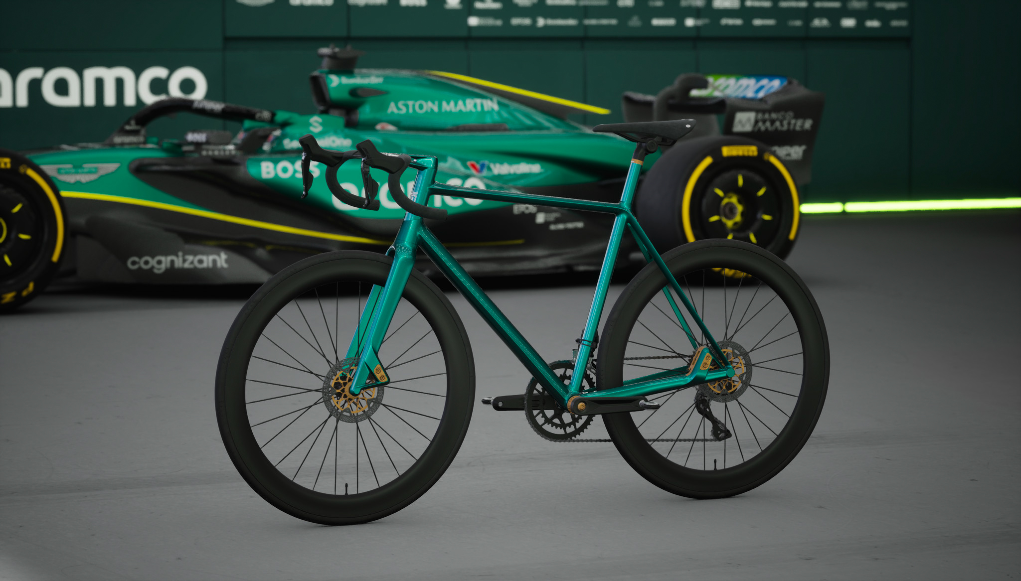 J.Laverack Aston Martin .1R Aston Martin Racing Green - J.Laverack Bicycles